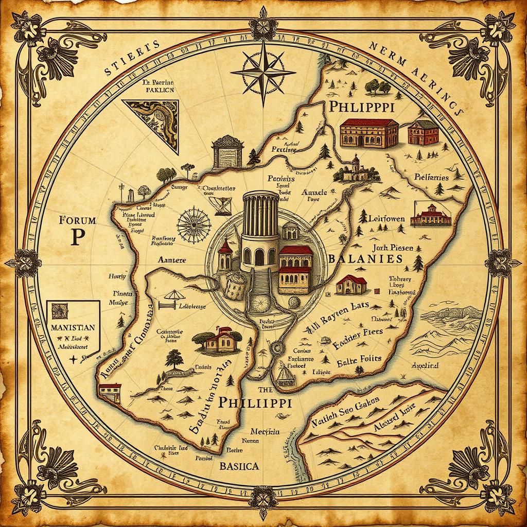 Discover Philippi: An Intricately Designed Ancient Map