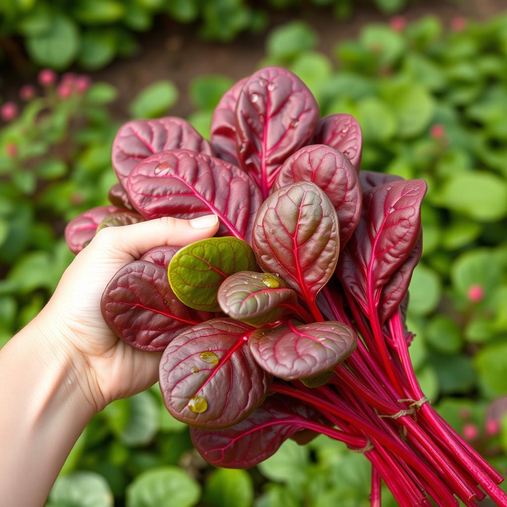 Discover the Beauty of Red Spinach