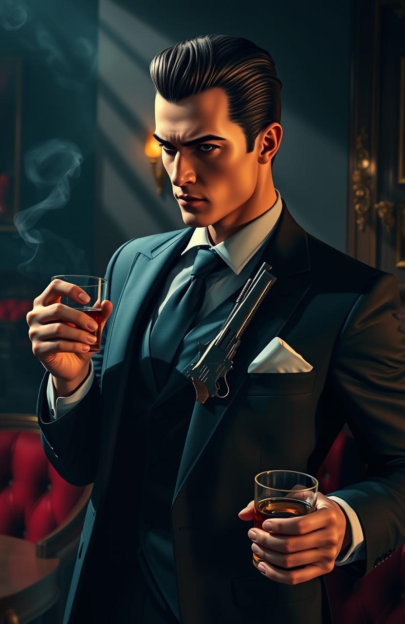 Master the Art of Danger: Fierce Mafia Character