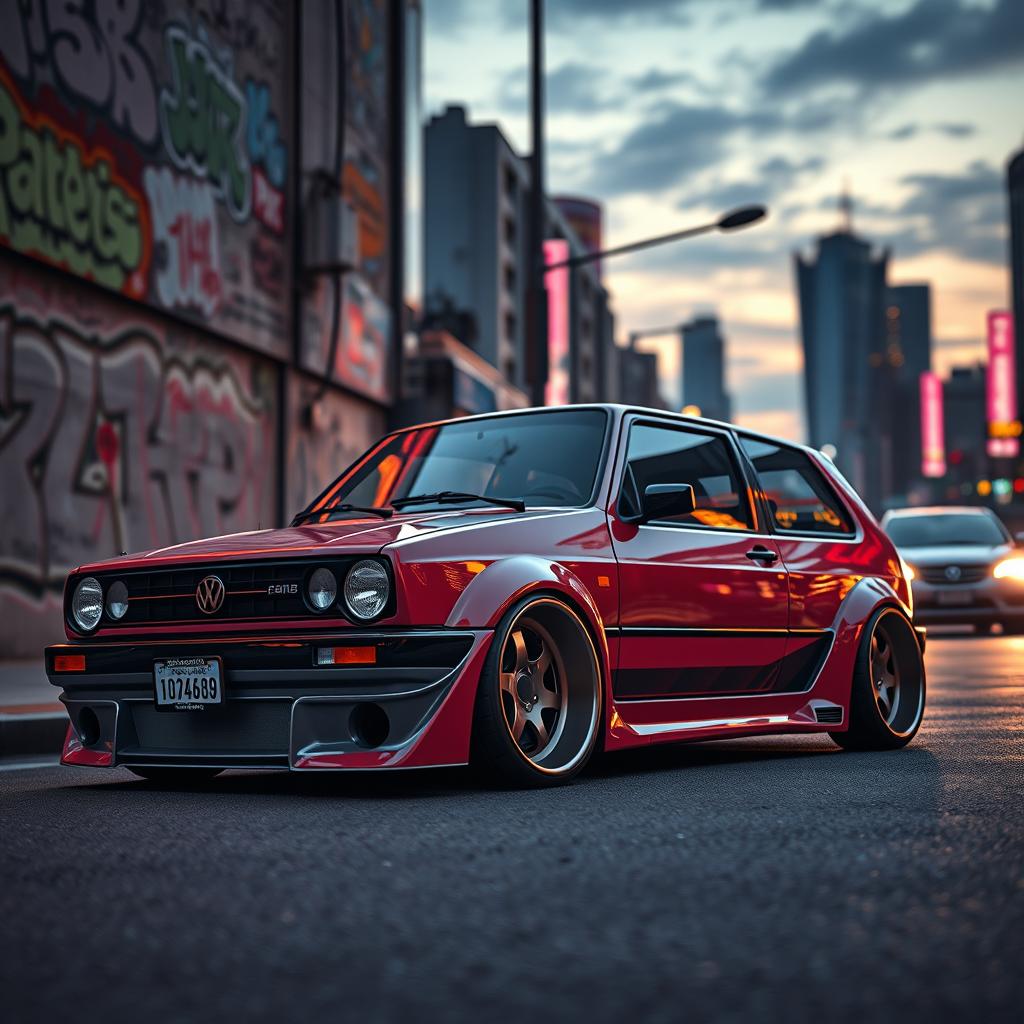 Lowered Golf Car Inspired by GTA