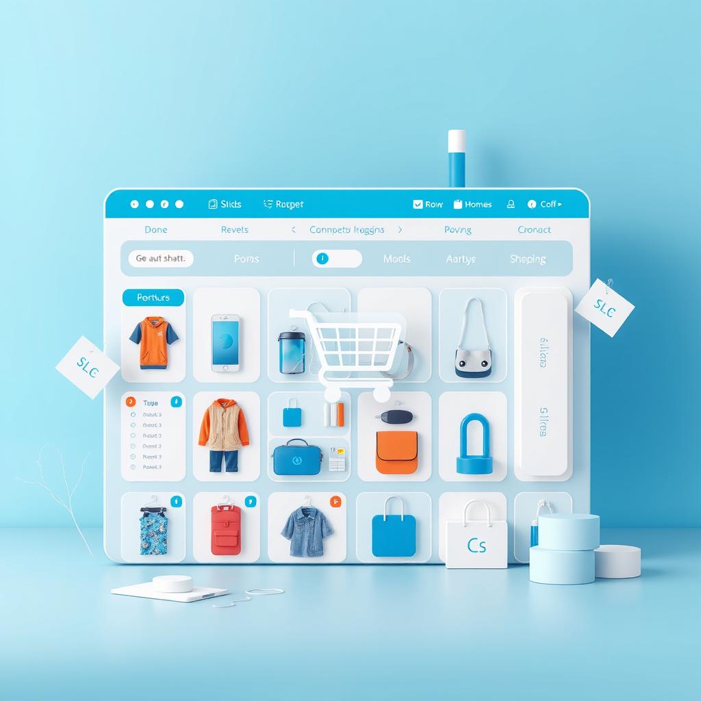 Explore a Vibrant Online Shopping Experience with AI-Generated Designs