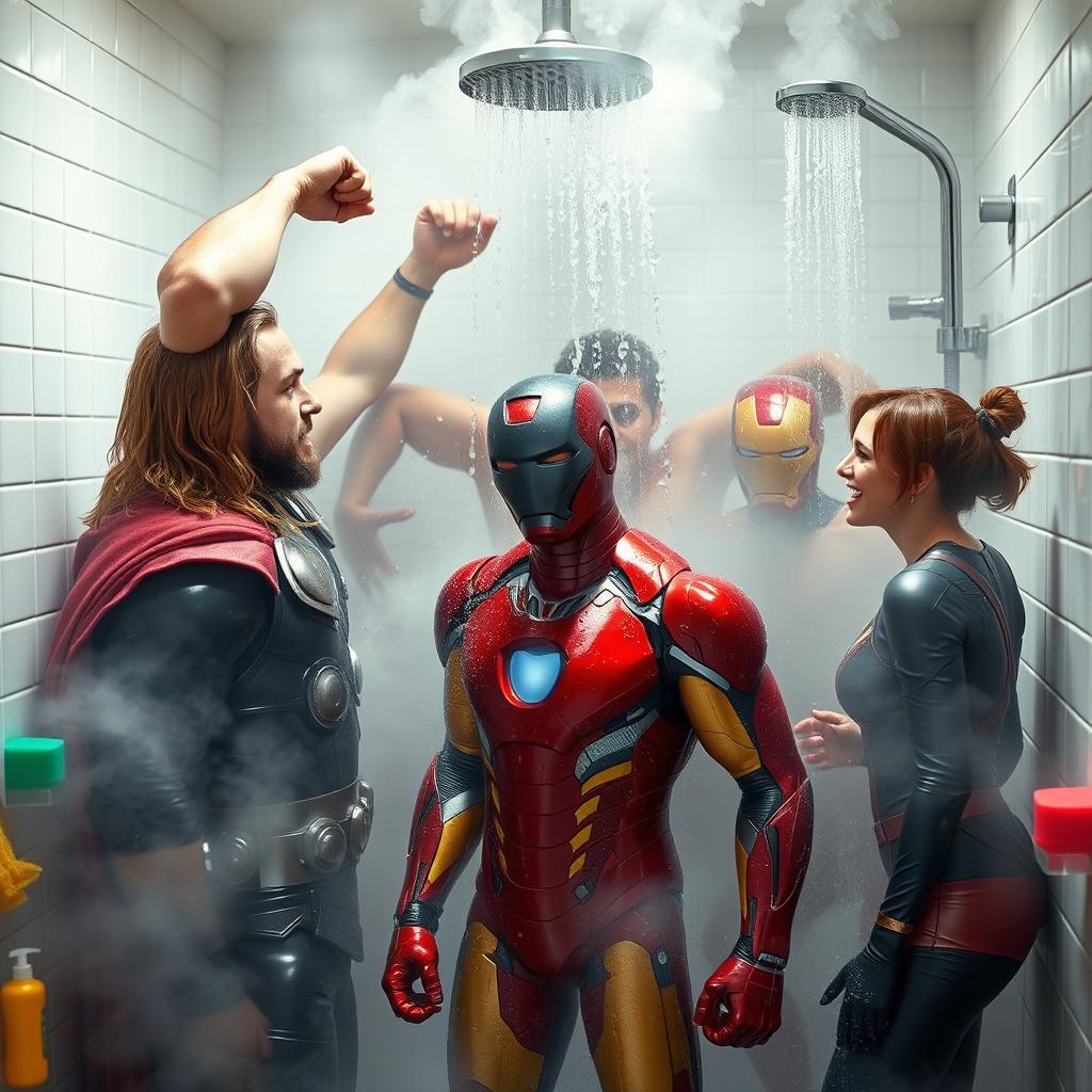 Heroic Shenanigans: Avengers in the Shower