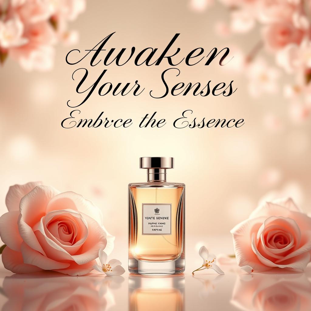 Awaken Your Senses: Elegant Perfume Poster Design