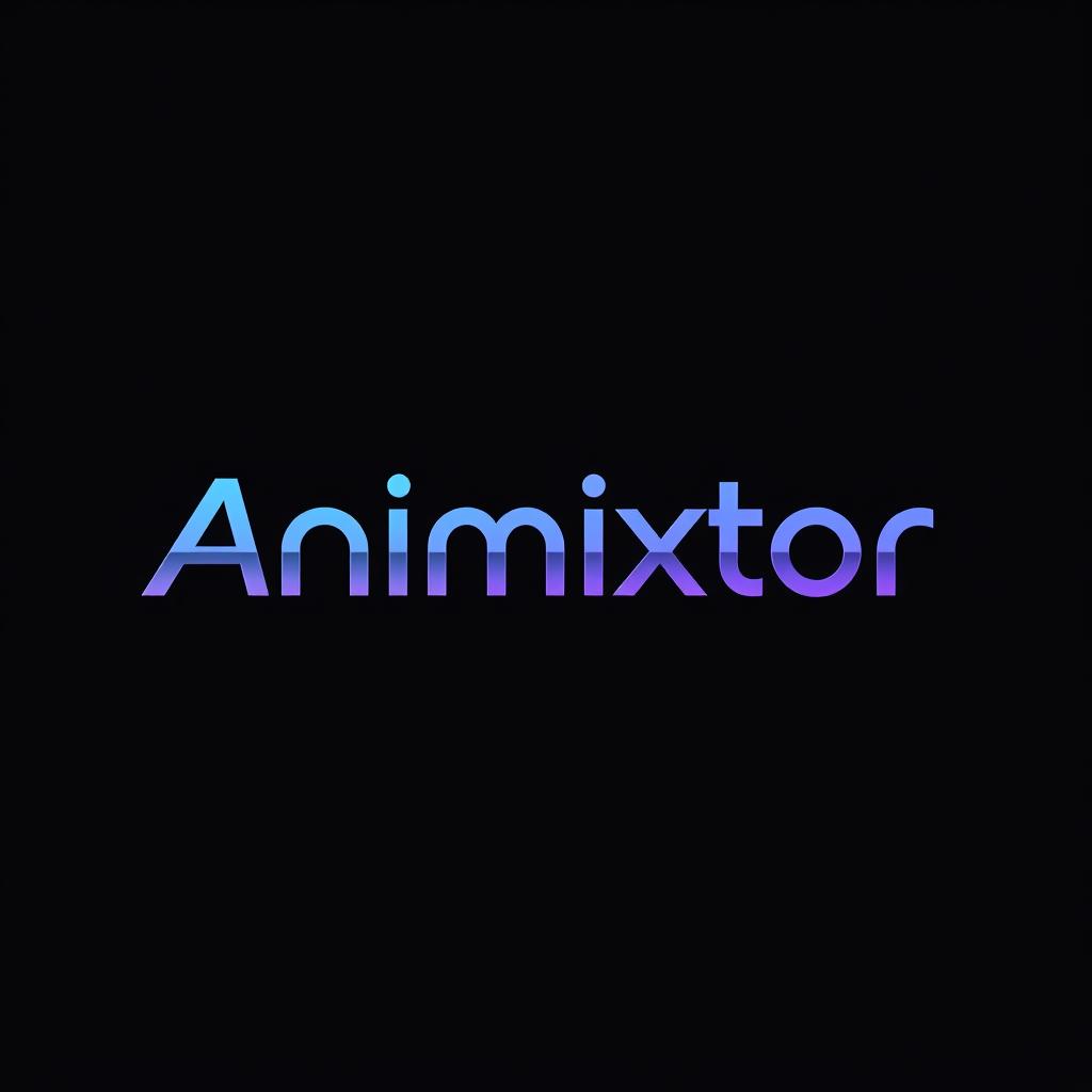 Futuristic Logo Design for Animixtor