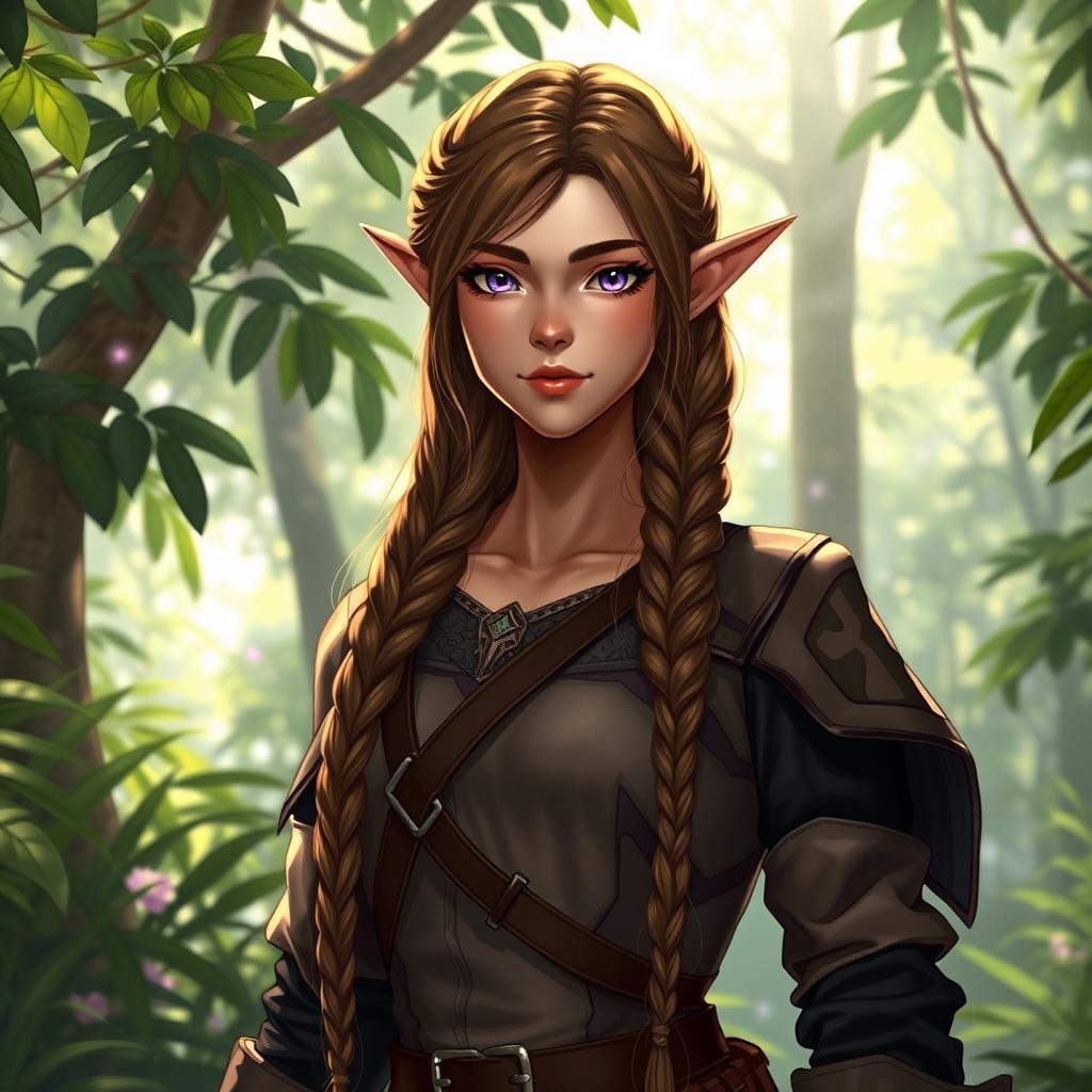 Discover Your Inner Strength: Confident Elf in the Forest