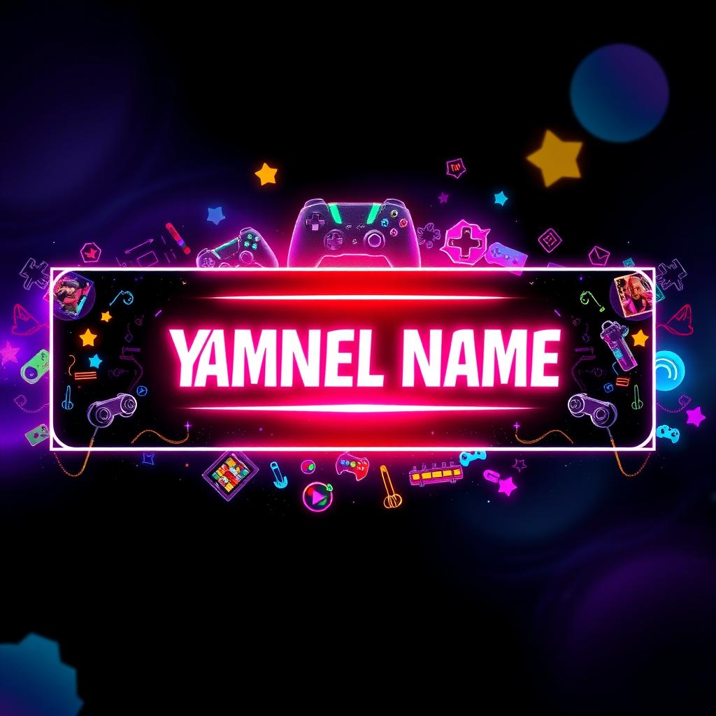 Level Up Your Channel with a Vibrant Gaming Banner