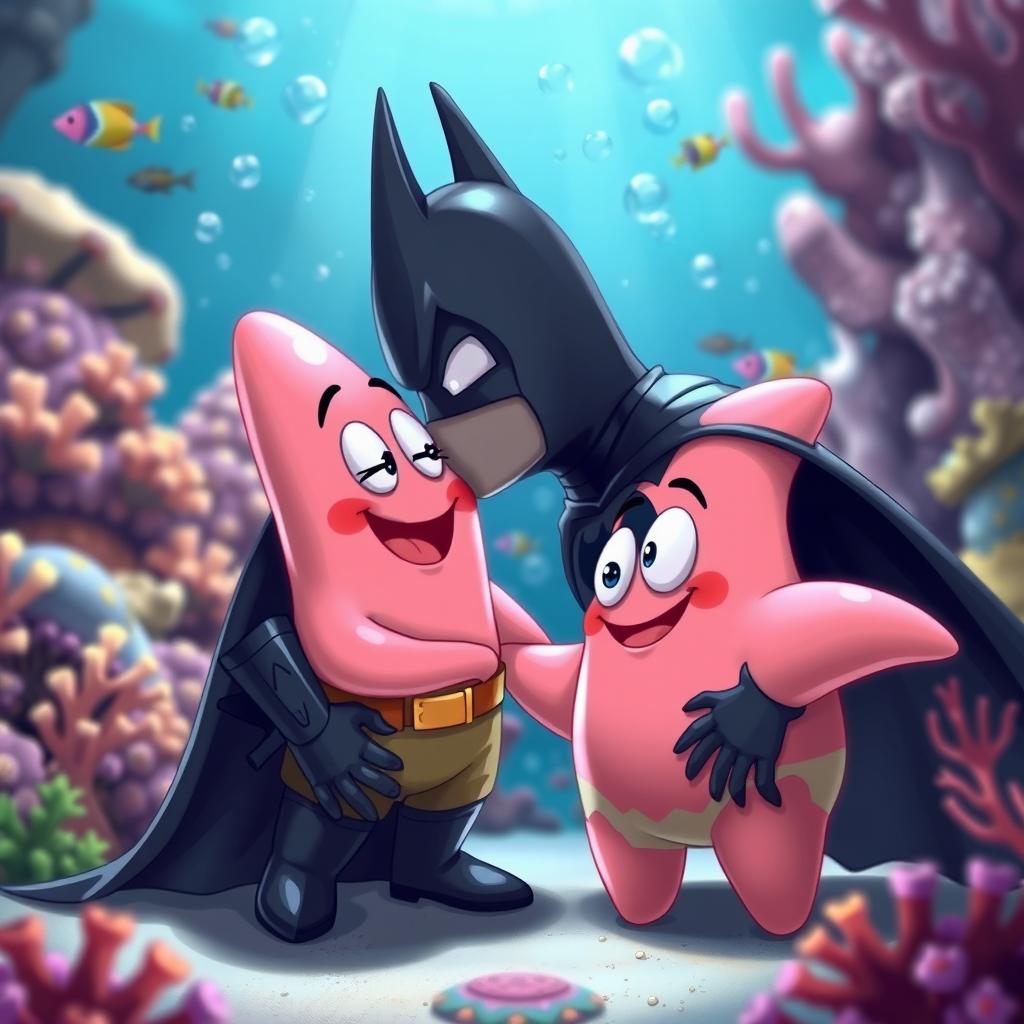 Unexpected Love: Batman & Patrick Star