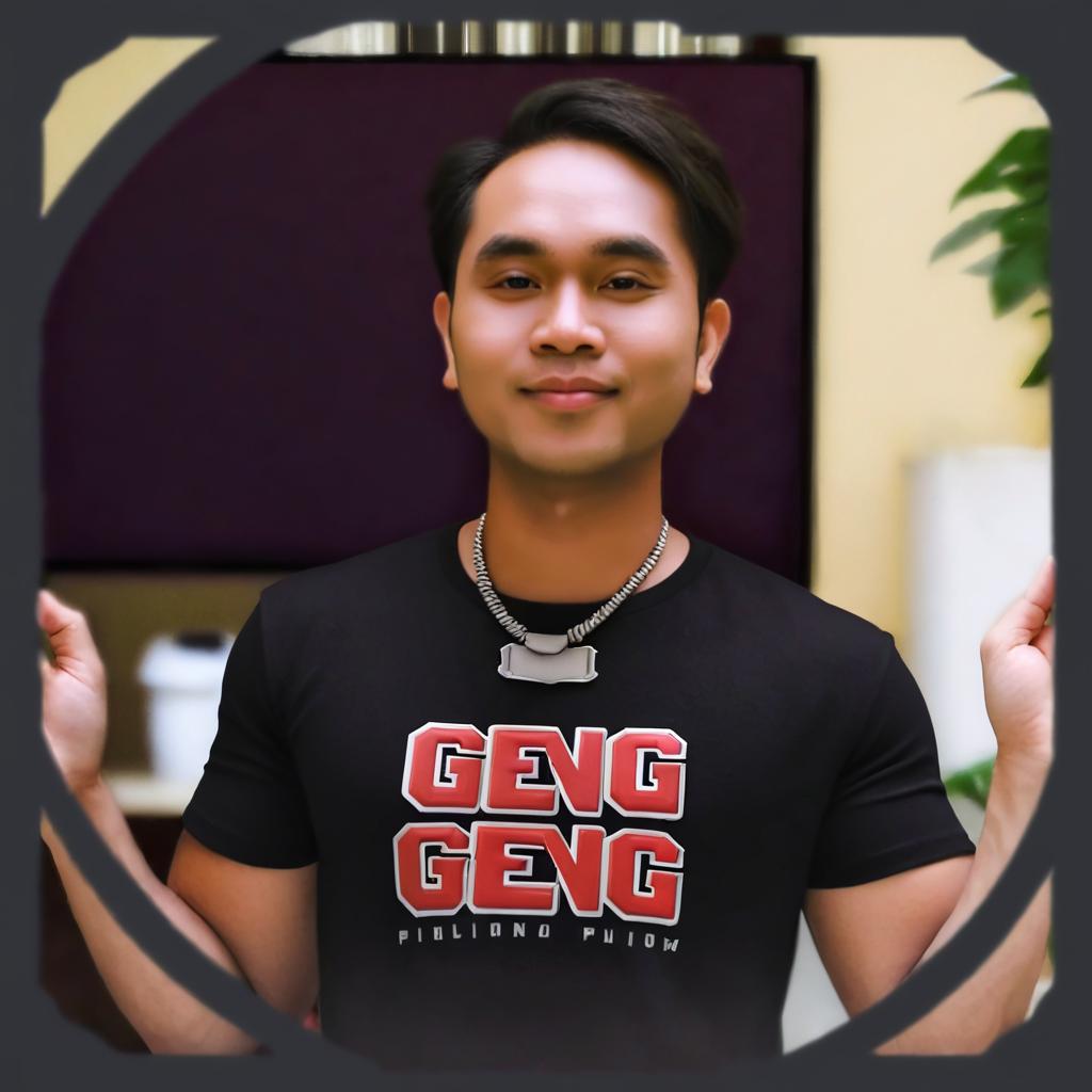 Vibrant Confidence: Filipino Youth Captured in Stylish Geng Geng Pose