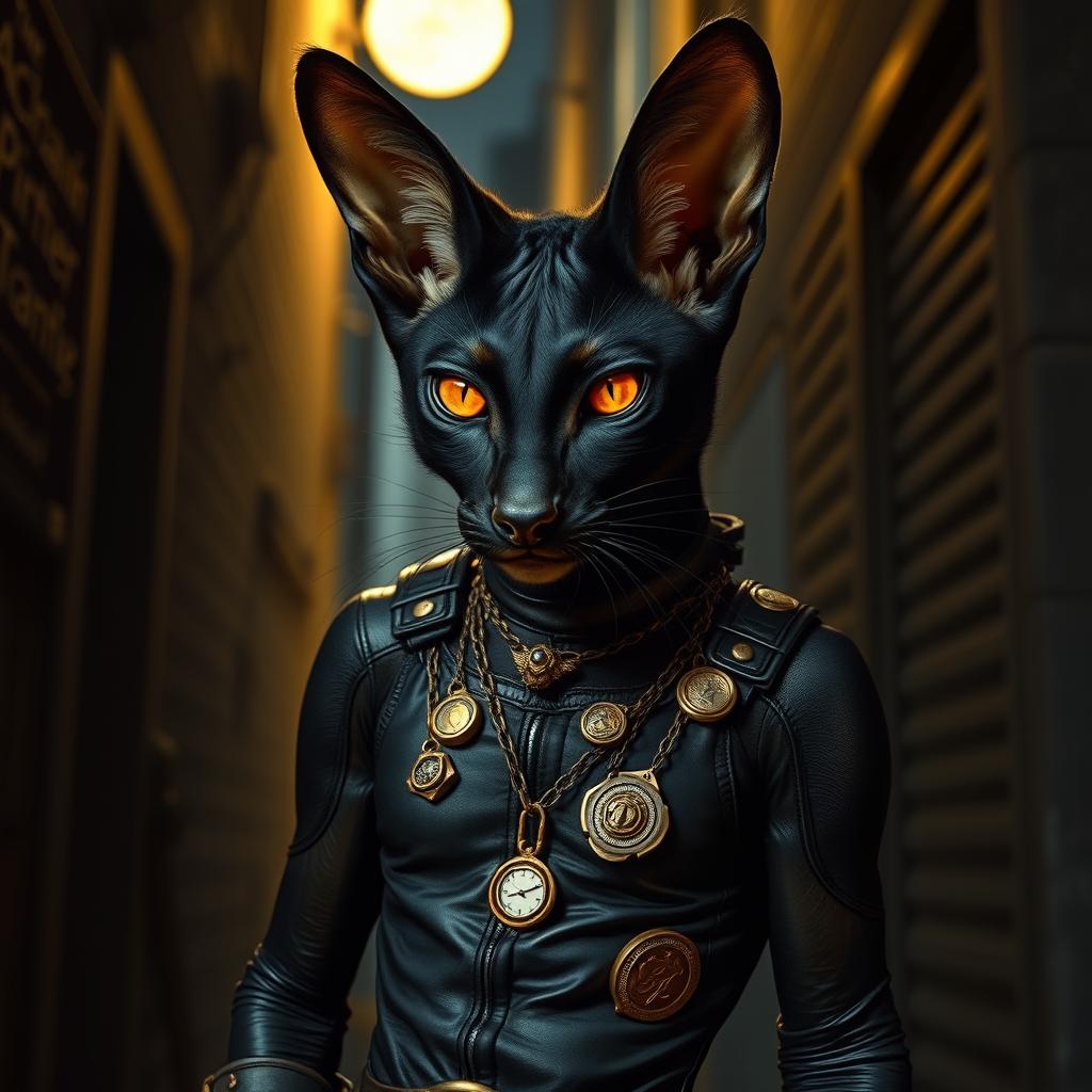 Explore the Enigmatic Midnight-Black Tabaxi