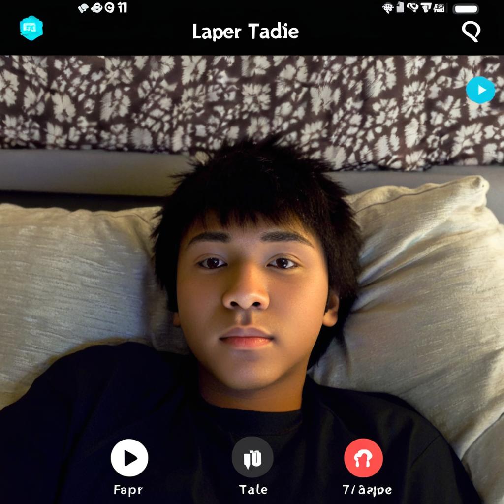 Charming Boy with Low Taper Fade Haircut in Cozy Setting