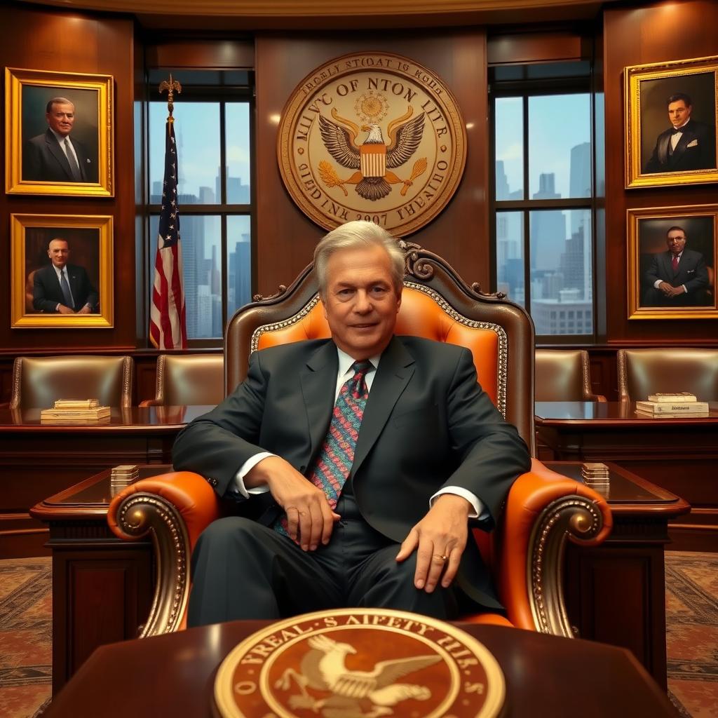 Commanding Presence: Leader in the Grand Mayor's Chair