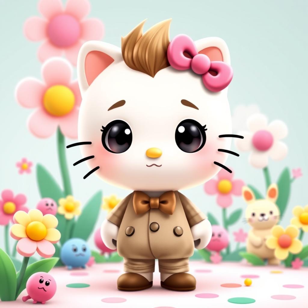 Meet the Charming Male Hello Kitty Character!