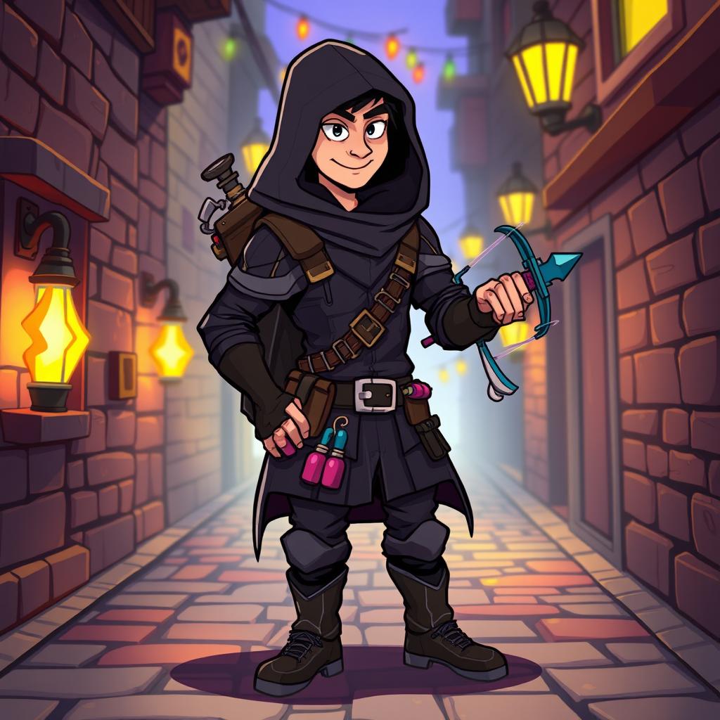 Meet Your New Favorite Rogue: A Cartoon D&D Character
