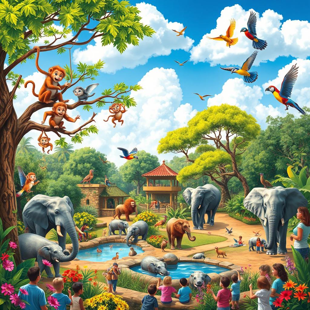 Vibrant Zoo Adventure: Explore Nature's Palette