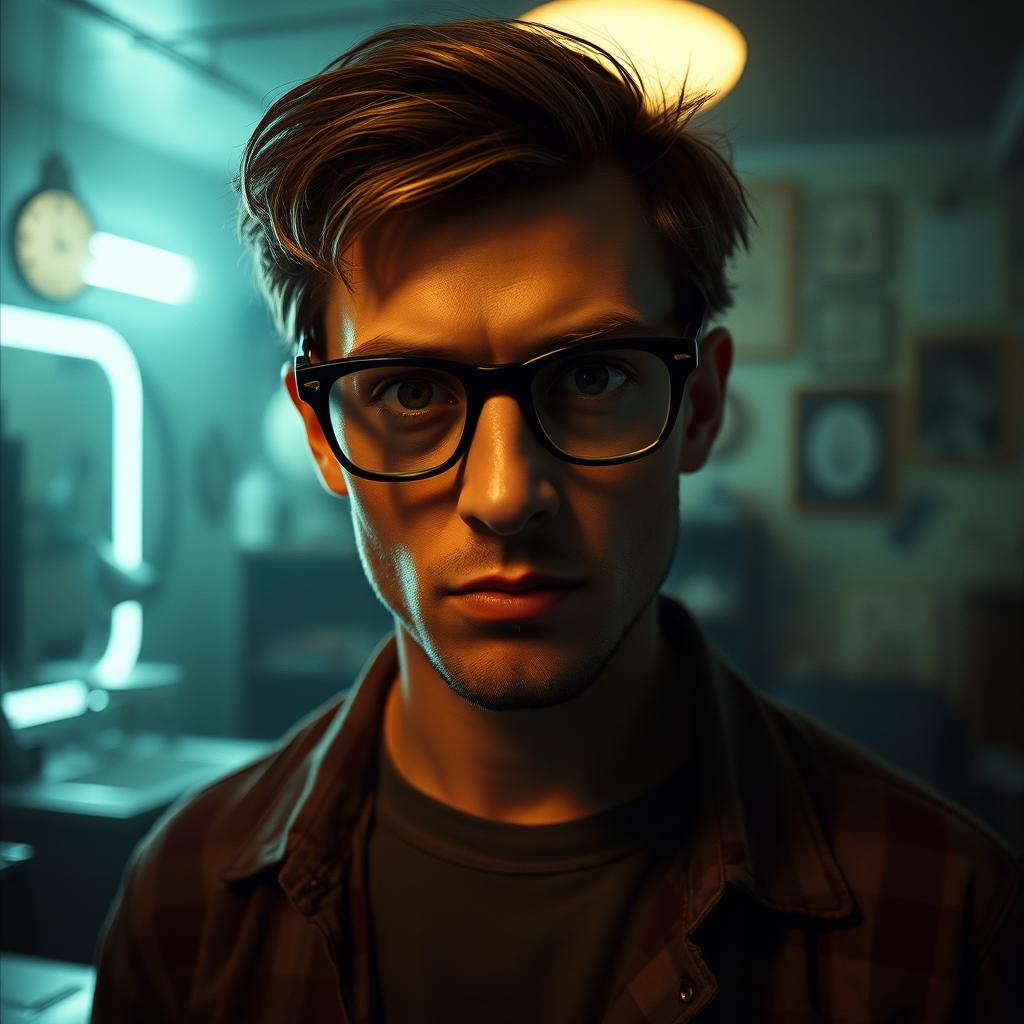 Intense Gaze: A Haunting Portrait of Jeffrey Dahmer