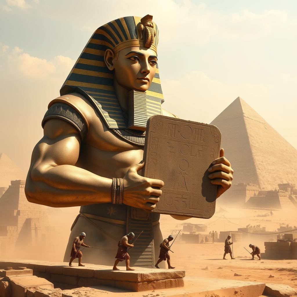 Majestic Ancient Egyptian Deity: Power and Mystery