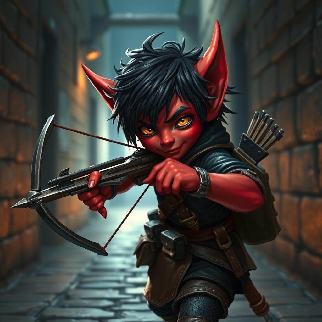 Meet the Fearless Tiefling Rogue