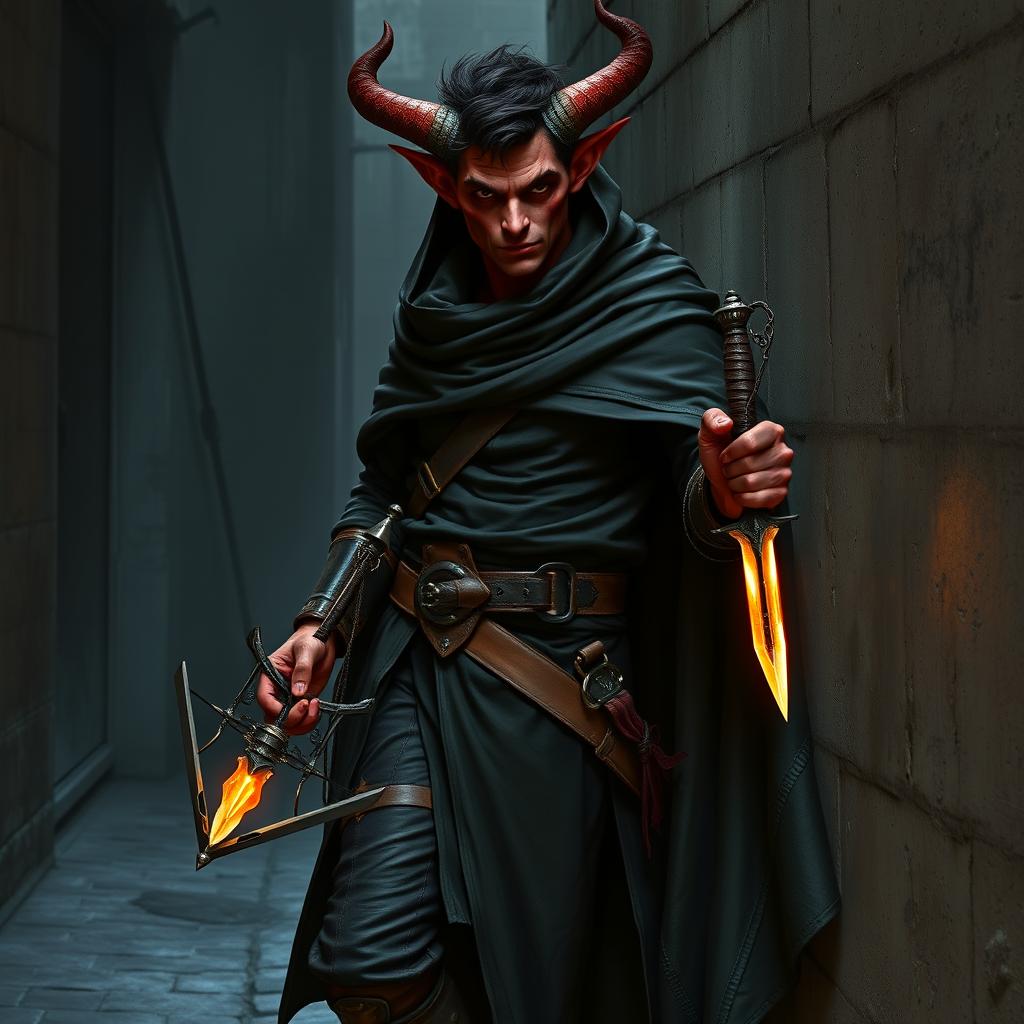 Meet the Fierce Tiefling Rogue: Bold and Unique