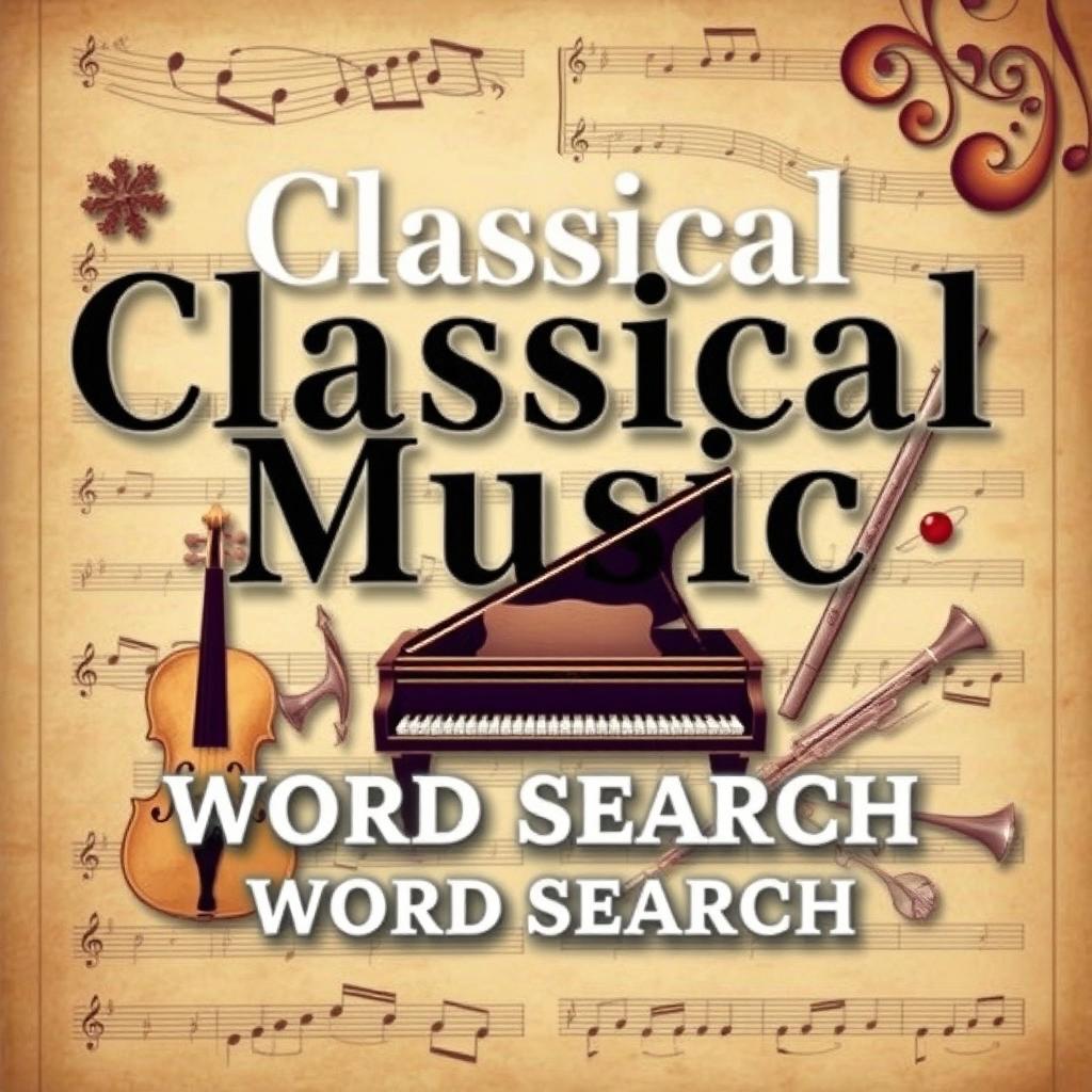 Classical Music Word Search: A Melodic Challenge