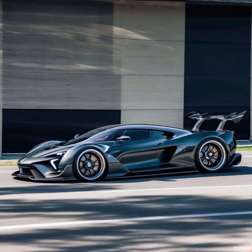 Futuristic Chinese Hypercar: Sleek Design & Performance