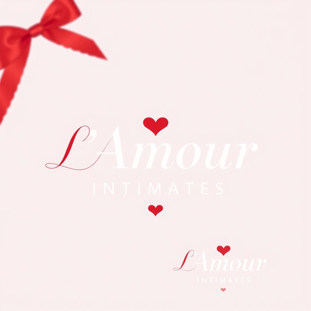 Elegant Logo Design for L'Amour Intimates