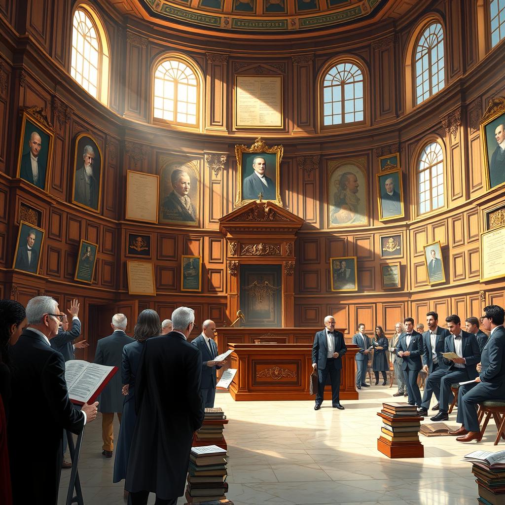 Step Into History: The Majestic Ancient Courtroom