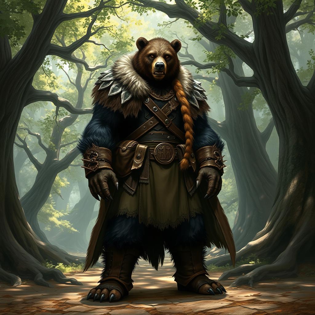 Unleash the Power: Bear Shifter D&D Character