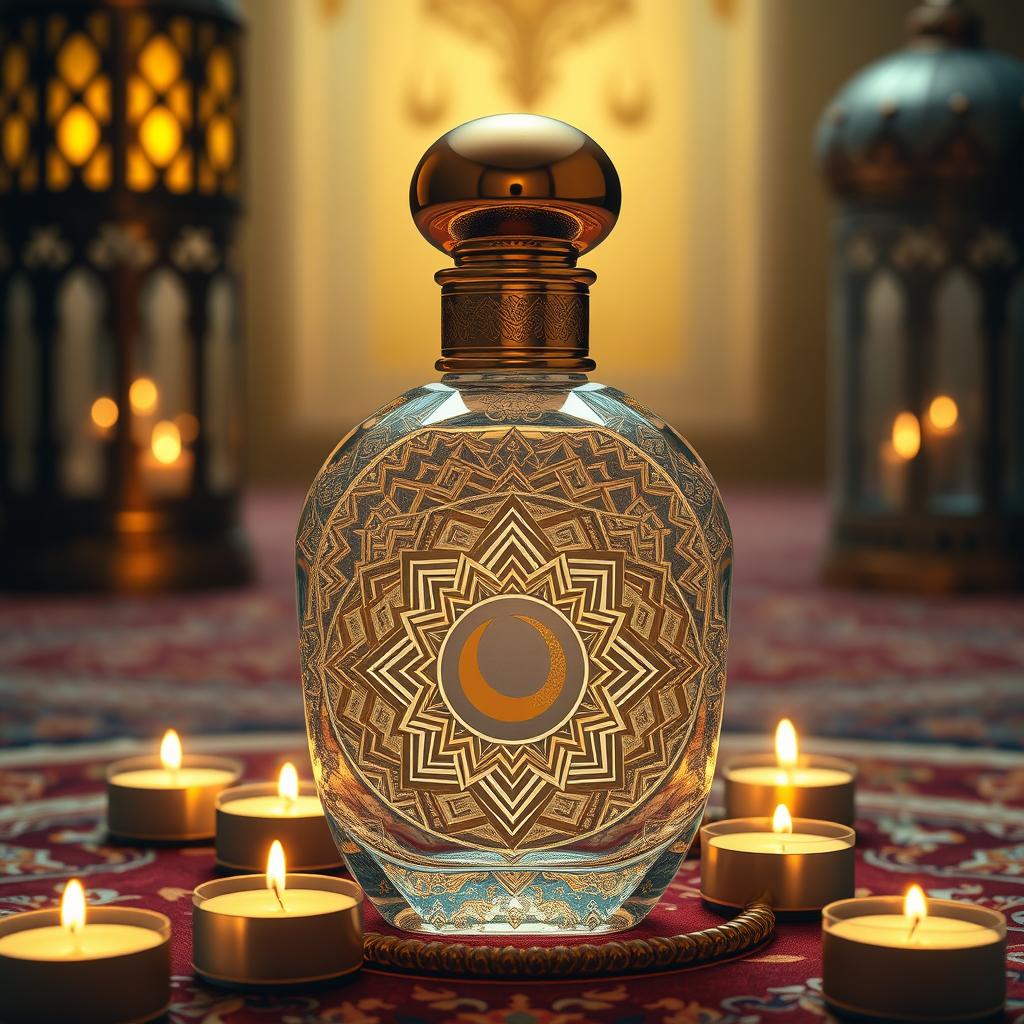 Elegant Ramadan Perfume Bottle