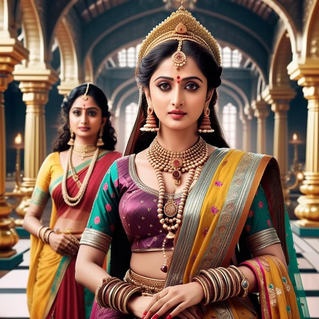 Stunning AI Art of Draupadi from the Mahabharata | Idyllic Creations