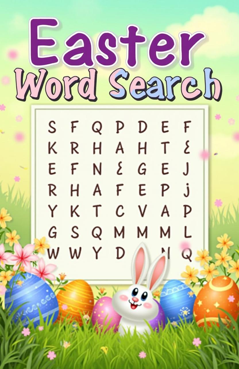 Easter Word Search: Fun & Colorful Puzzles