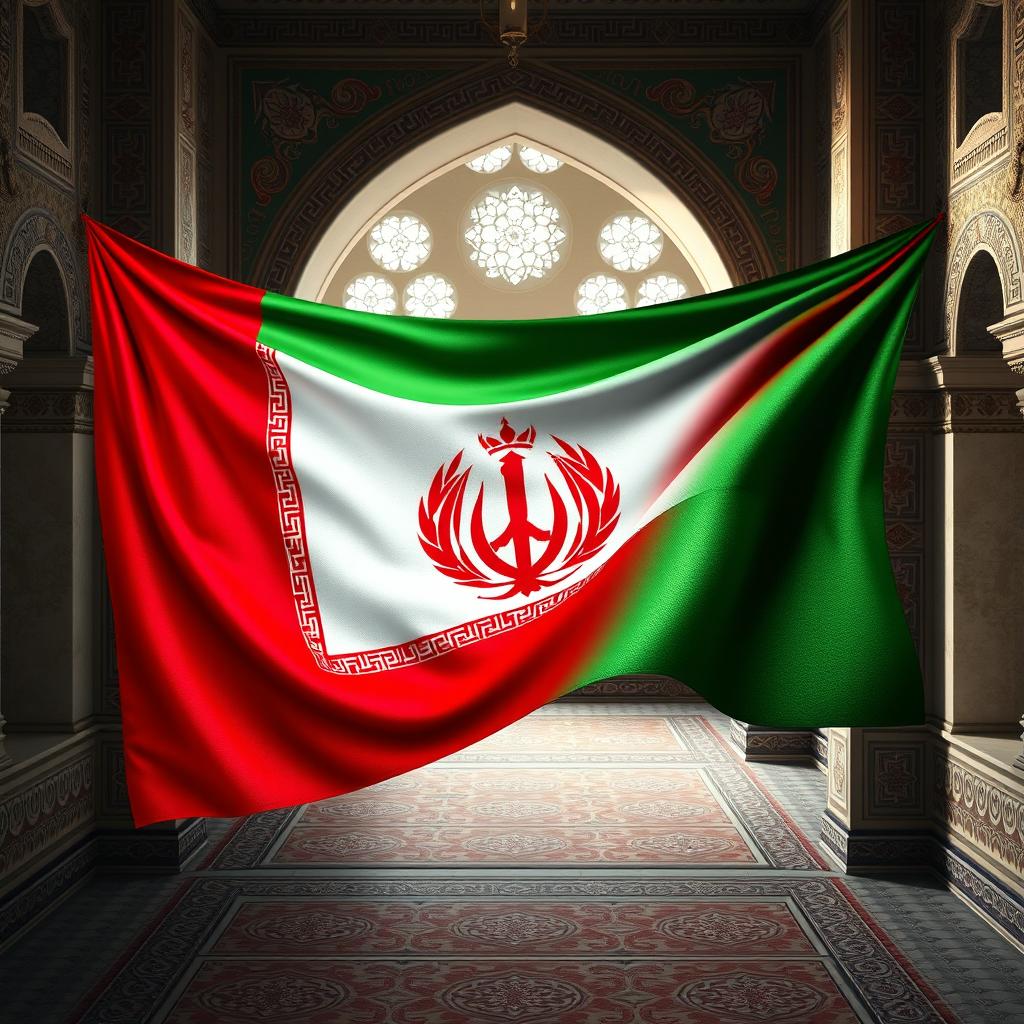 Embrace Heritage: Persian Flag Art