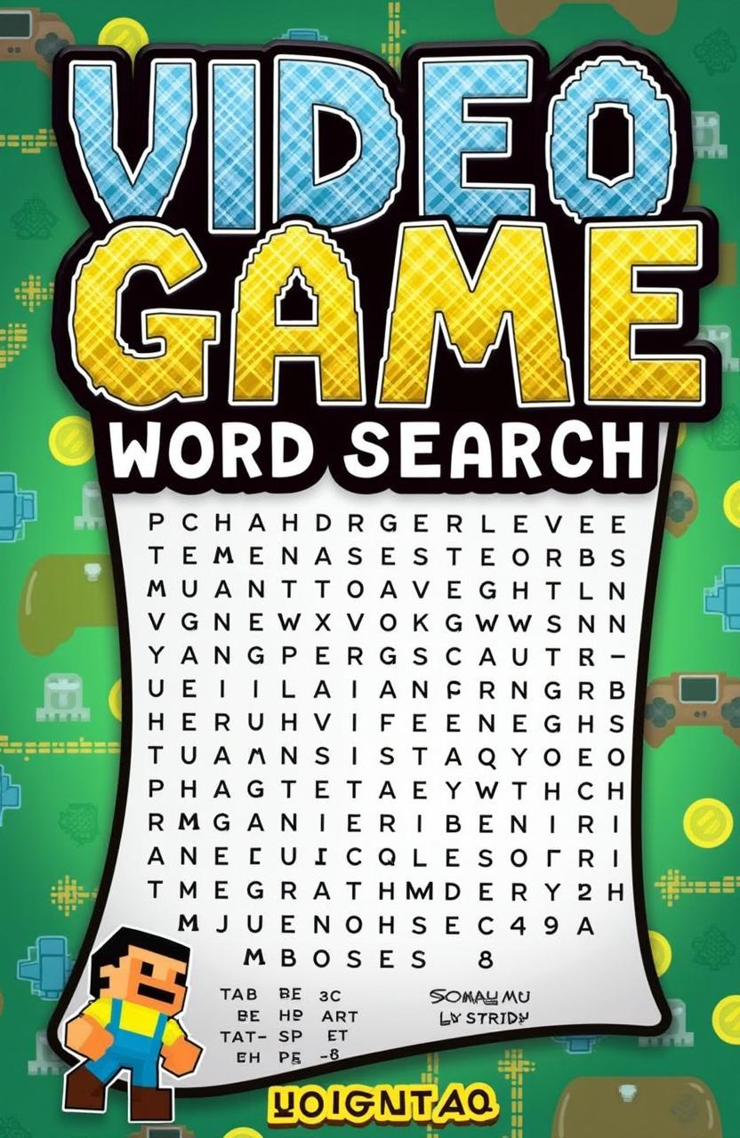 Unlock Fun with 'Video Game Word Search'!