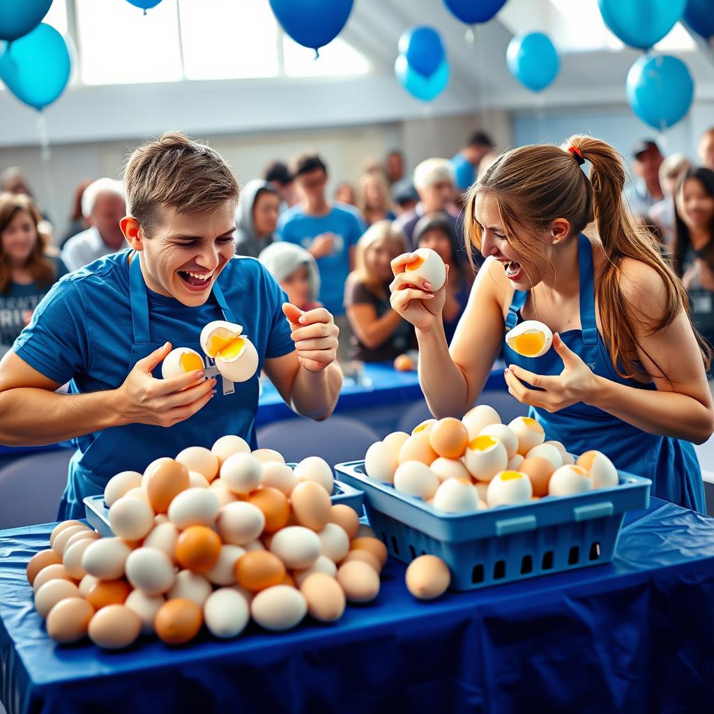 Egg-citing Showdown: The Ultimate Egg Eating Contest