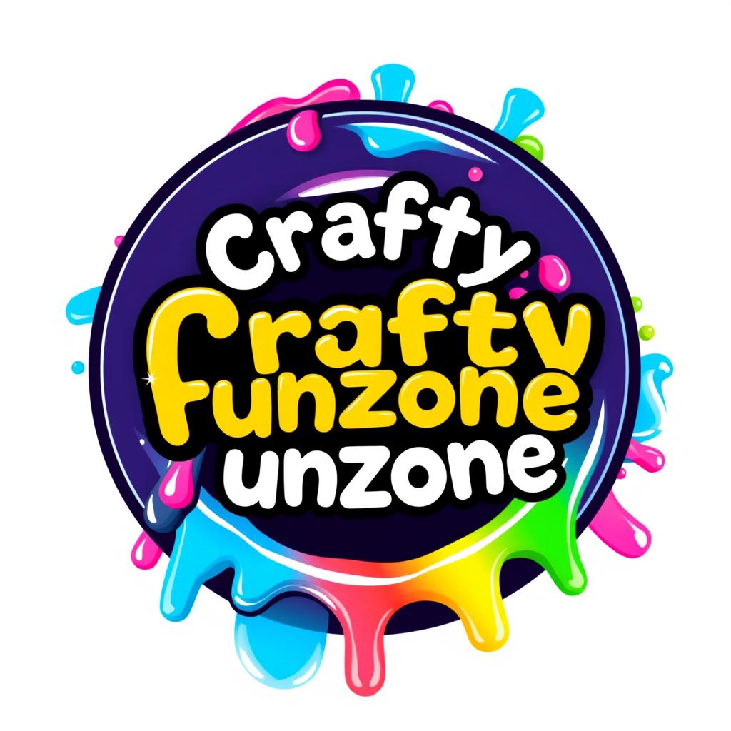 Crafty Funzone | Playful Circular Logo Design