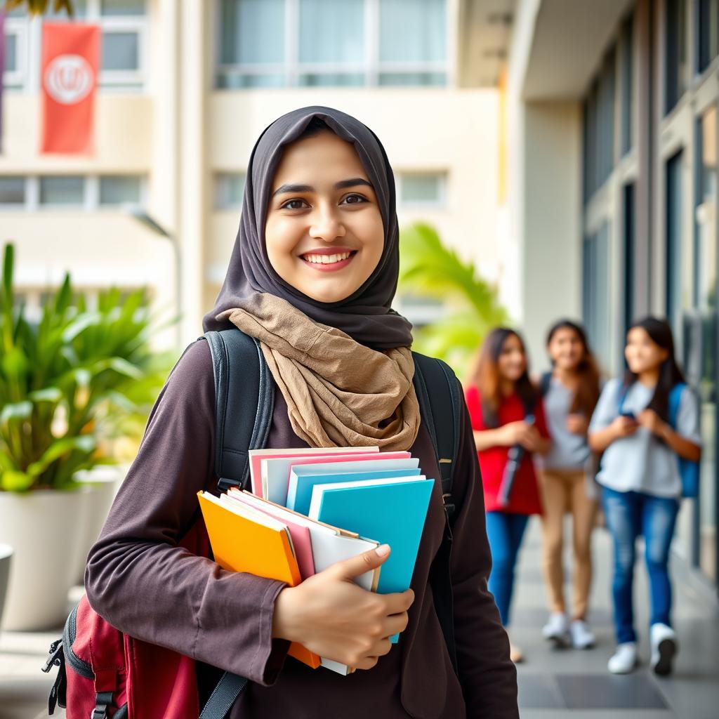 Empowered Education: Iranian Female Student in Hijab