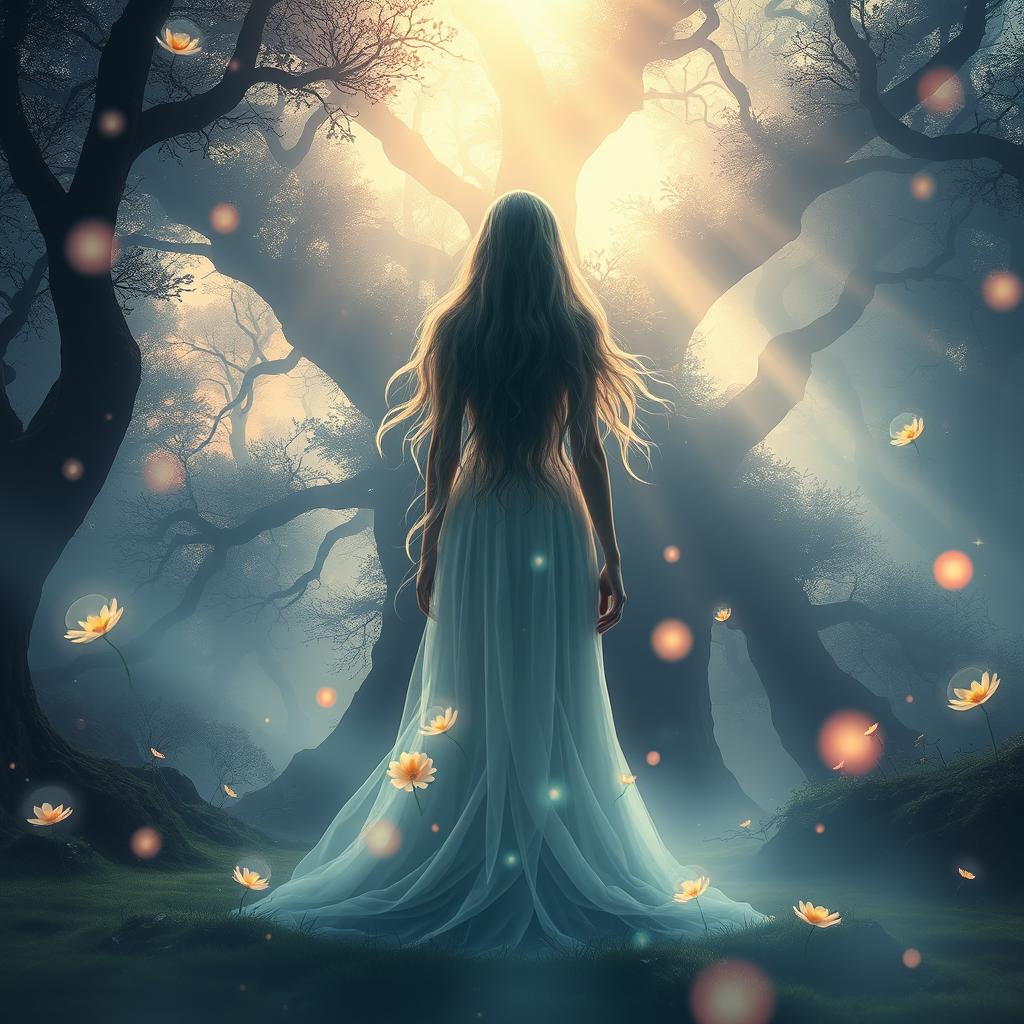 Unlock a Dreamscape: Mystic Figure in Enchanting Forest