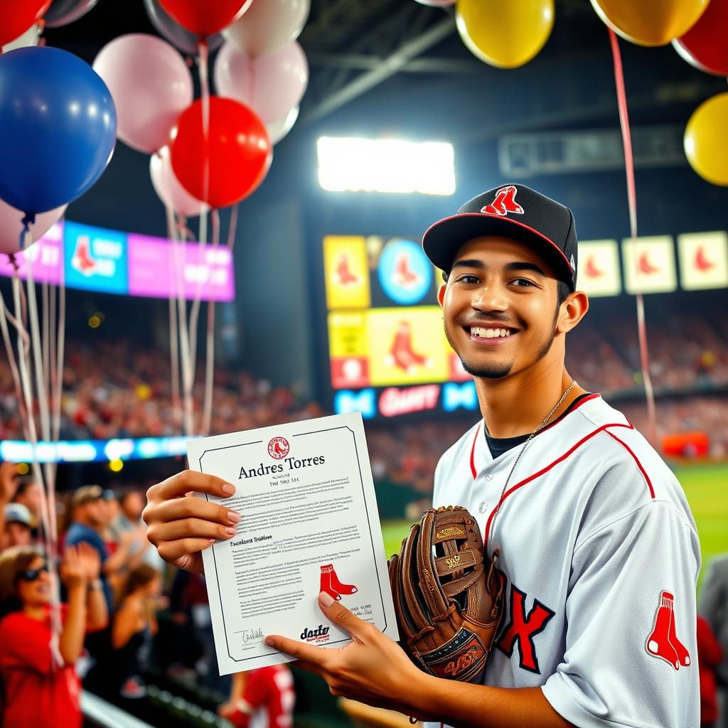 Celebrate Andres Torres: From Dreamer to Boston Red Sox Player!