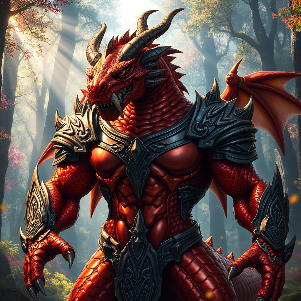 Unleash the Dragonborn: A Fiery Warrior