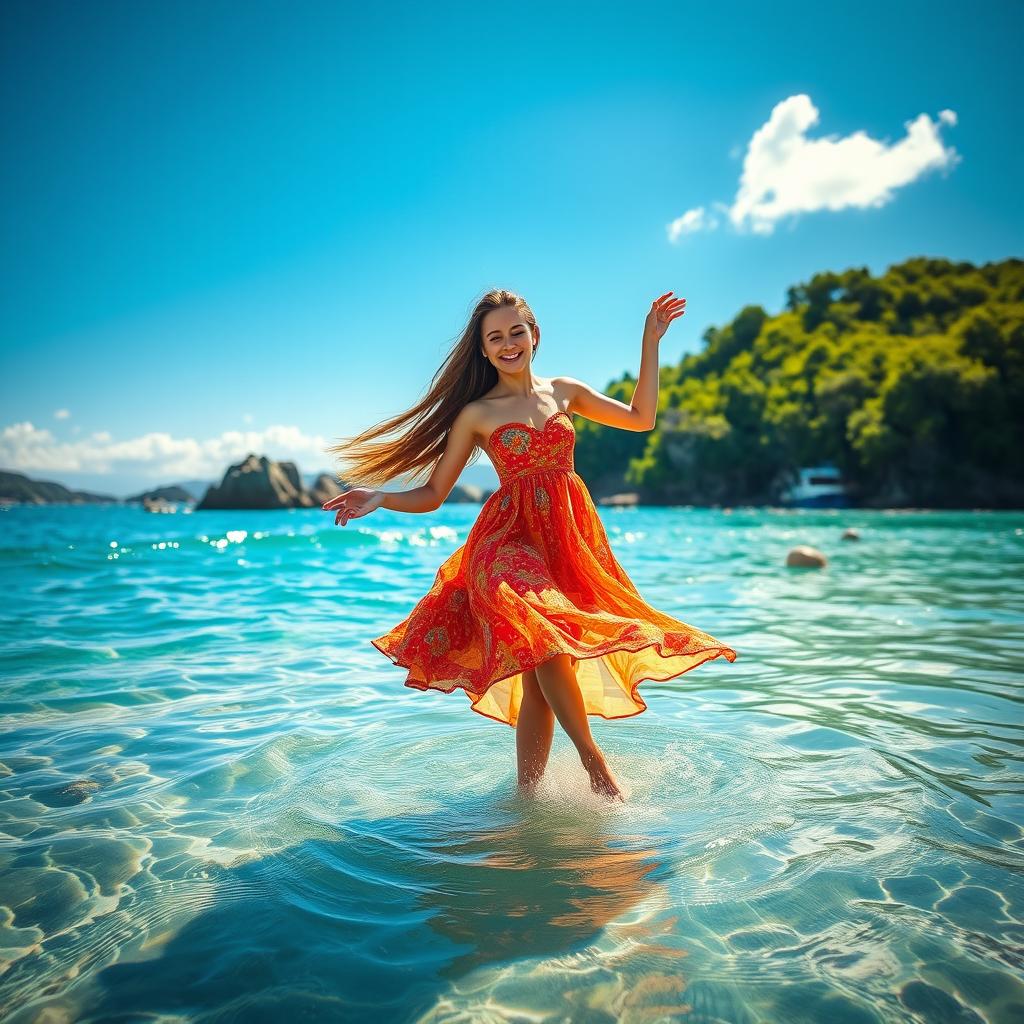 Joyful Dance in Nature's Embrace