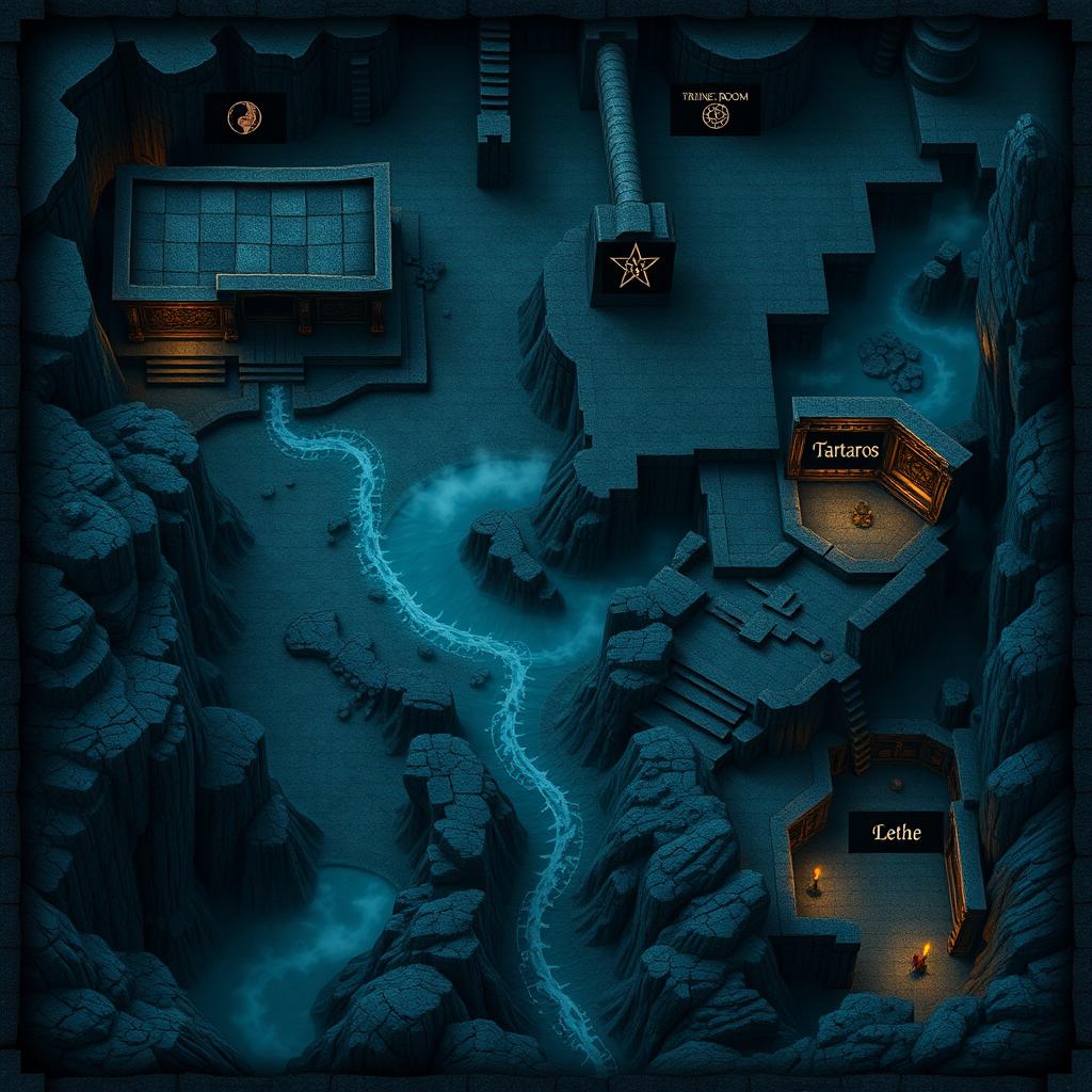 Explore Hades' Underworld: A Detailed Map