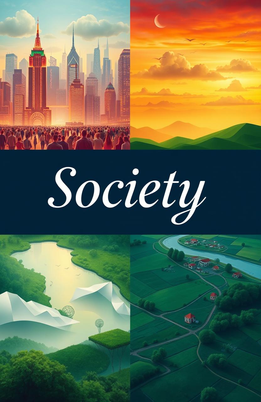 Discover 'Society': A Visually Captivating Book Cover