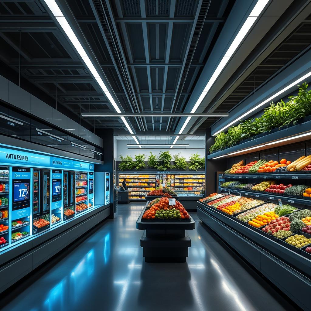 Experience the Future: Supermarket Interior Design