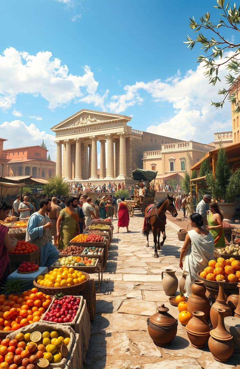 Vibrant Marketplace of Ancient Rome | Explore History