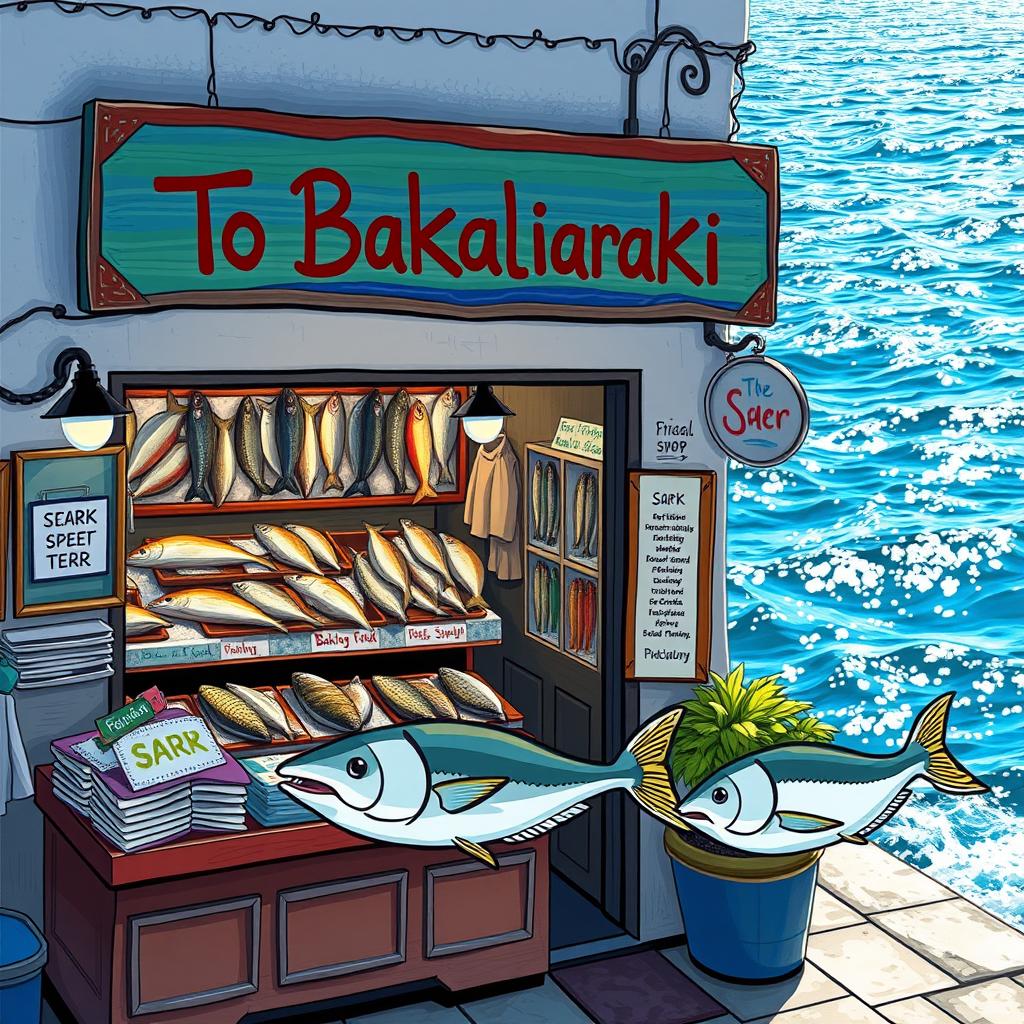To Bakaliaraki: Your Charming Fish Shop