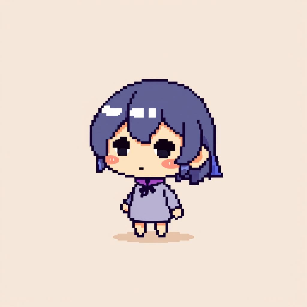 Pixel Art Character: Minimalist Charm