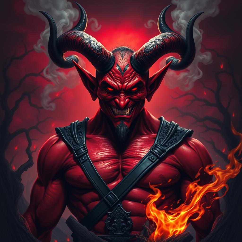 Epic Devil Art: A Striking Fiend Awaits