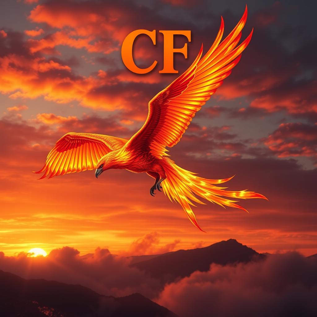 Majestic Firebird: A Mythical Marvel in Flight