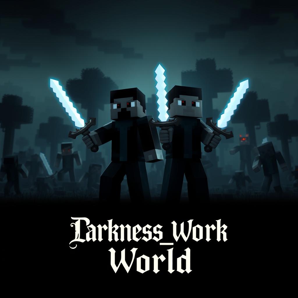 Dive into Darkness: Eerie Minecraft Survival World