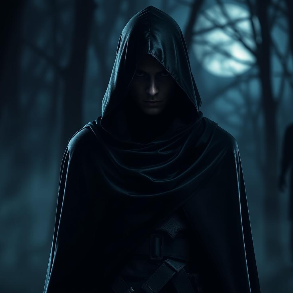 Unveiling the Shadows: Mysterious Cloaked Figure