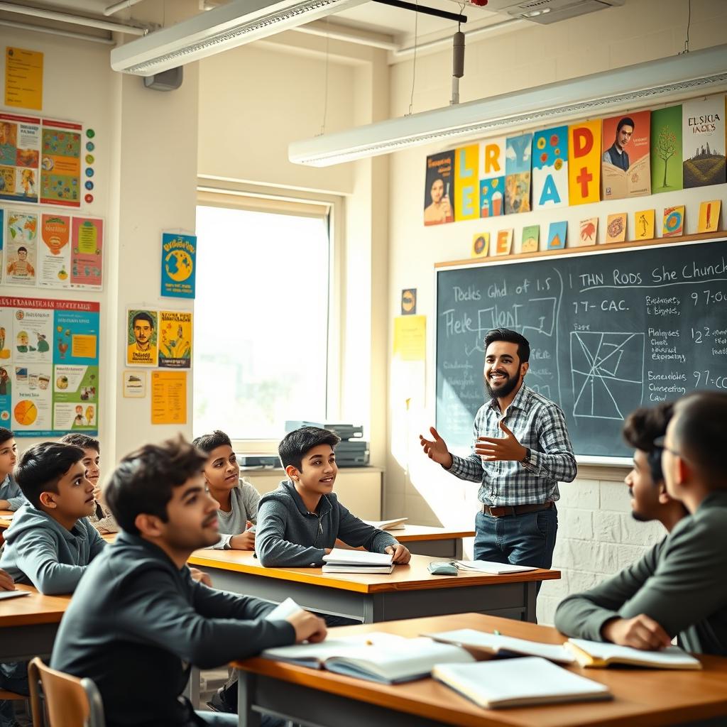 Inspiring Education: Passionate Iranian Teacher in Action